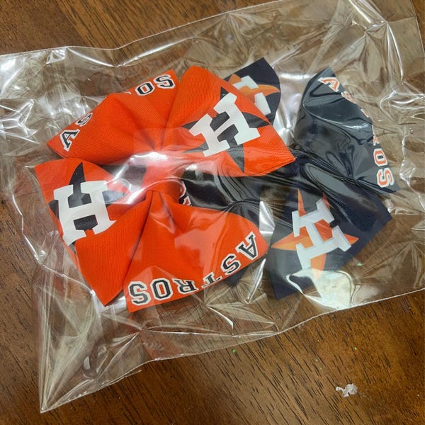 Astros Hair Bow, Astros Bow, Astros Headband, Toddler, Baby, Big Girl ...
