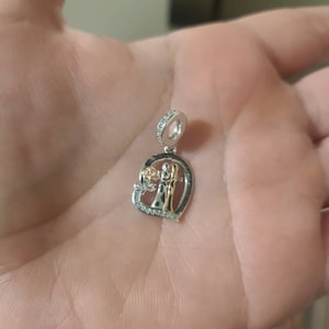 60th Birthday Charm Pandora Fitting 925 Sterling Silver & Rose Gold ...