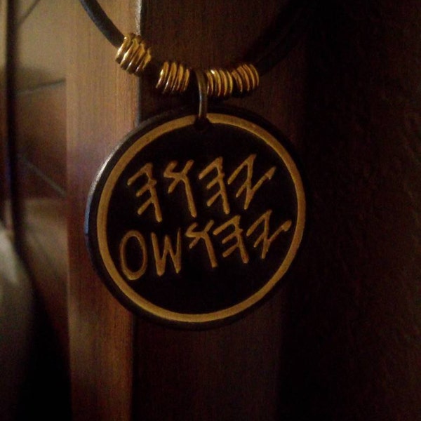 Leather Necklace PALEO HEBREW Name Father and Son YHWH Yahusha ...