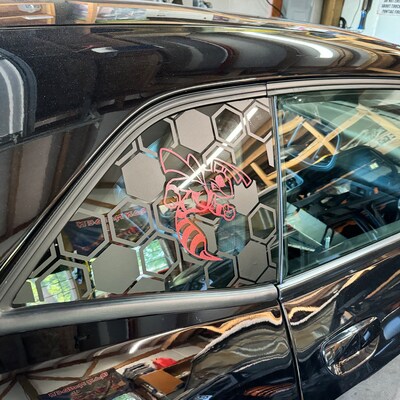 Dodge Challenger Taillight Divider Decal Blank / Debadged SRT Logo ...