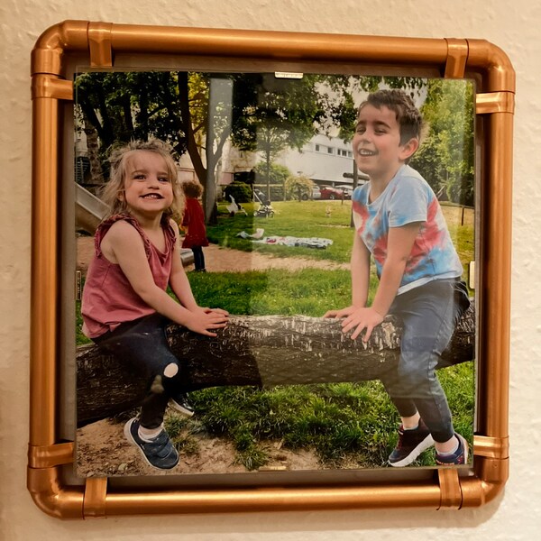 Copper Pipe Photo Frames - Etsy