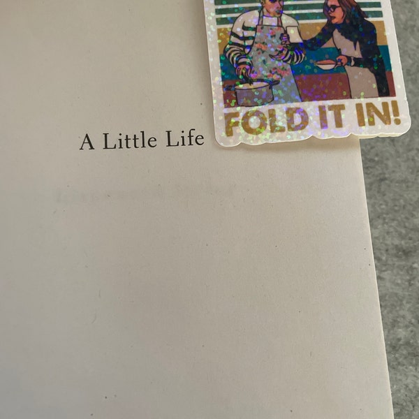 You Just Fold It in Magnetic Bookmark, Schitts Creek, Book Lover ...
