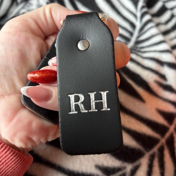 Handmade Personalised Leather Beard & Hair Comb Sheath - Anniversary ...