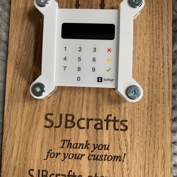 Sumup Air Card Reader Holder Stand - Personalised With Your Business ...