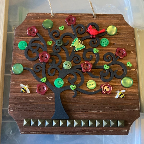 Wooden Shape Tree Flourish Decor for Weddings, Wooden Cutout, Home ...