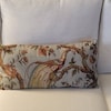 Green, Pink and Aqua and Ivory Floral Pillow Cover / Designer Hamilton ...