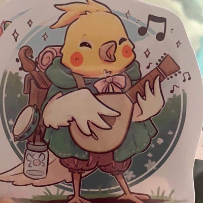 Cute RPG Class Animals Stickers And/ or Prints 6x8 or 8x10 Approx Bard ...