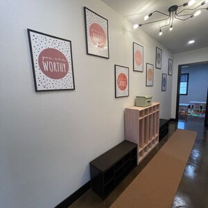 Alphabet Poster, Handwriting Chart Print, Educational Wall Art ...