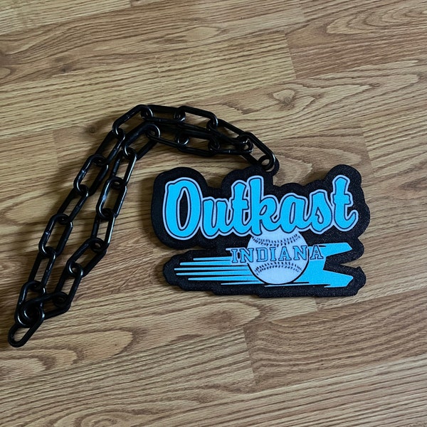 Custom Fan Chain Giant Logo Necklace Sports Homerun Turnover Jumbo ...