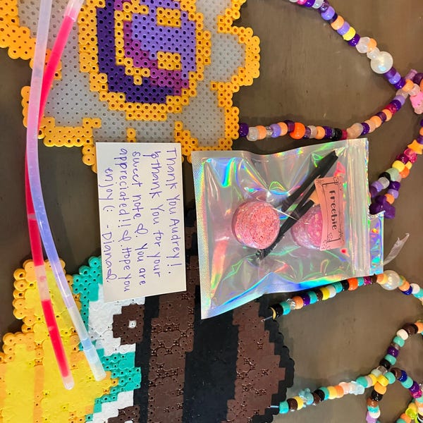 Moth Skull Kandi Perler Neclace - Etsy