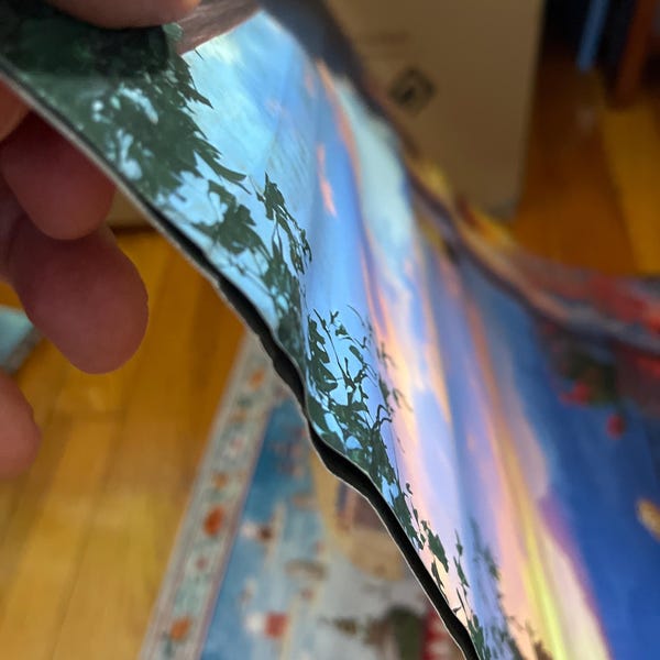 German Storybook Village Art Print, Rustic Naive Folk Art, Whimsical ...