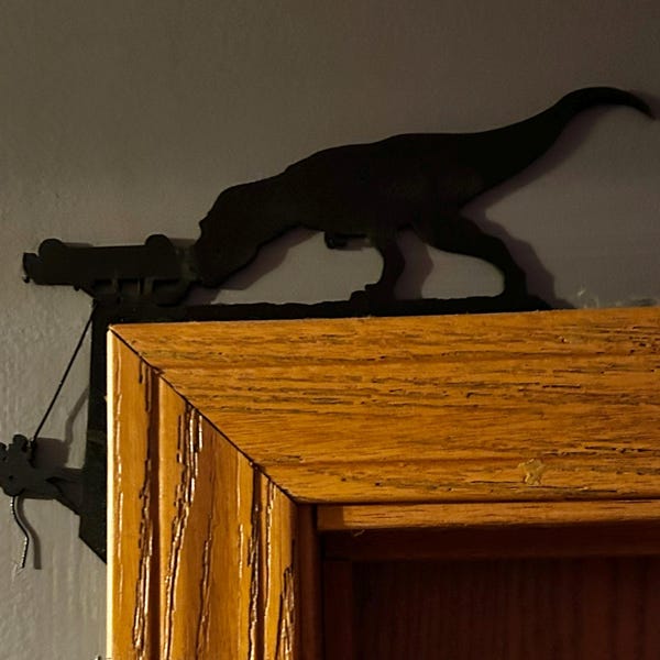 Jurassic Park T-rex Escape Corner Mural - Etsy