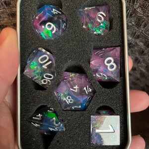 Cosmic Starlight DND Dice Galaxy Space Sharp Edge Dice - Etsy