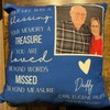 Personalized Photo Memorial Pillow, Bereavement Gift, in Loving Memory ...