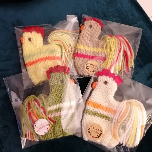 Hand Knitted Egg Cosy , Chicken Easter Egg Cover, Easter Decoration ...