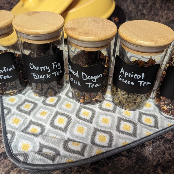 Amber Glass Spice Jars, Spice Jars, Amber Screw Top Lid Spice Jars ...