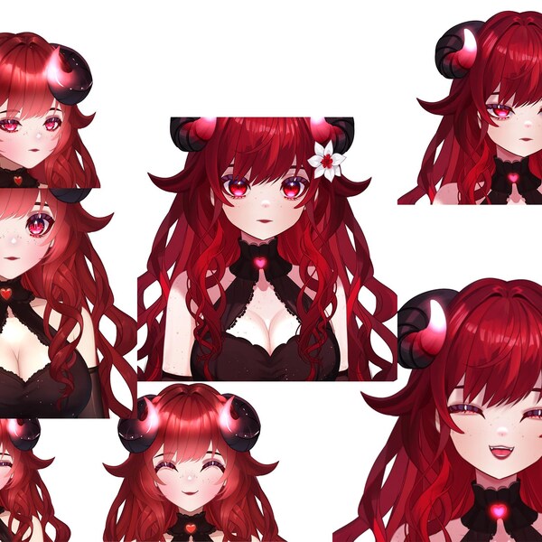 Live2d Hair Physics Presets | 8 Presets for Straight Hair | for ...