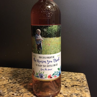 Photo Teacher Wine Labels, Teacher Gift, Teacher Appreciation Gift ...