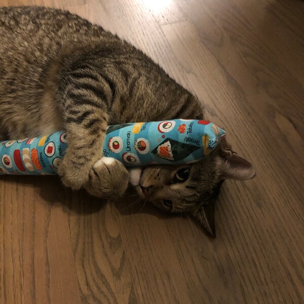 Sir Reginald Kick Stick, Cat Toy, Organic Catnip Kicker Toy - Etsy