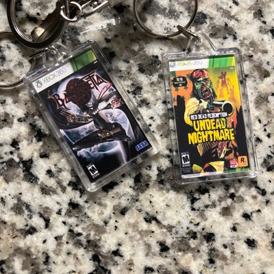 Xbox 360 Game Art Video Game Keychain Chain Hanger Pendent 2 Sided ...