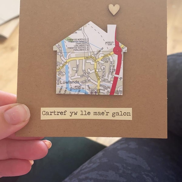 Handmade New Home Card - Etsy UK