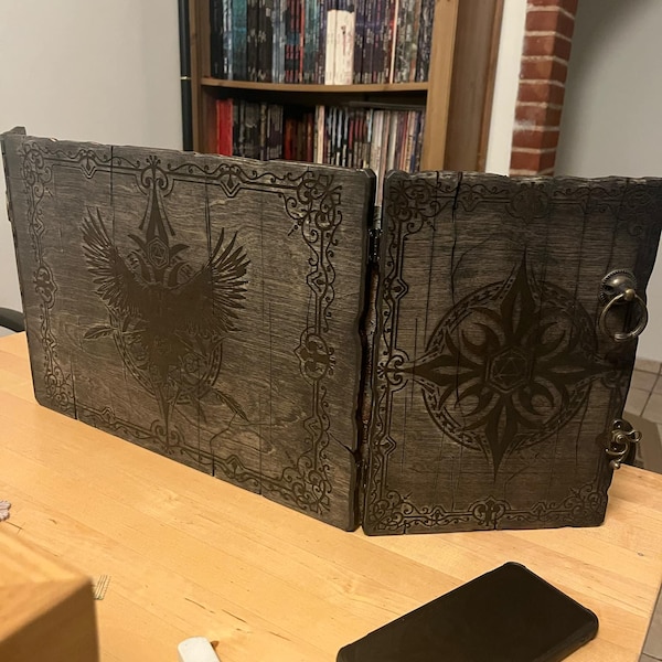 DM Screen, Dungeon Master Screen, GM Screen, Wooden Dm Screen, Dnd DM ...