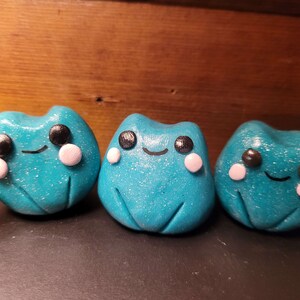 Adopt a Green Frog Cute Worry Warts Pet Goblincore Decoration Handmade ...