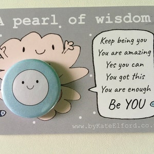 A Little Blob of Happiness Magnet Tiny Recycled Acrylic Mini | Etsy