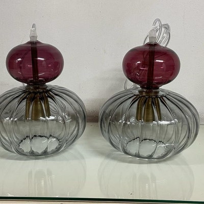 Hand Blown Glass Pendant Light, Kitchen Island Light , Ceiling Light ...