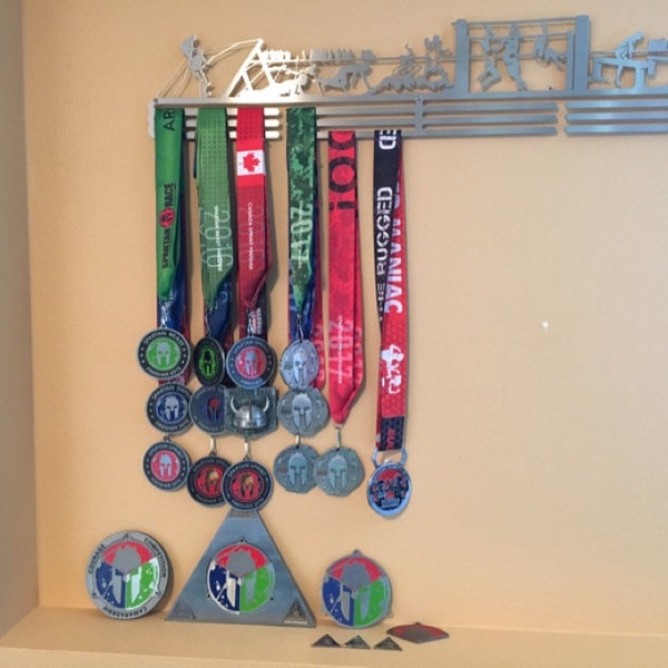 Obstacle Course - Allied Medal Hanger Holder Display Rack - Etsy