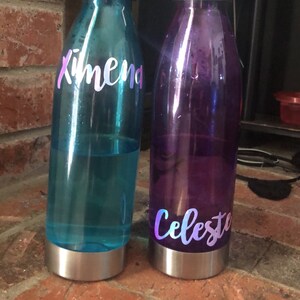 Kids Name Decal Sticker Label Water Bottle Back to School | Etsy