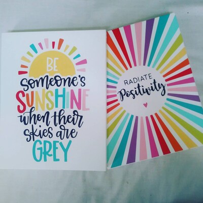 Radiate Positivity Rainbow Sign, Rainbow Wood Sign, Positive Quote Sign ...