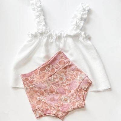 Baby Top Dress Pattern, Baby Ruffle Top Pattern, Summer Top Pattern ...