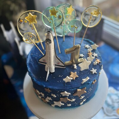 Crescent Moon Lollipops-hard Candy Lollipops Birthday - Etsy