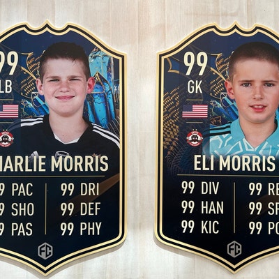 Personalised FIFA Card Football Gift ICON Father's Day FIFA 23 Football ...