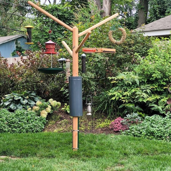 Bird Feeder Pole - Bird Feeder Post - Our Best Bird Attracting Bird ...