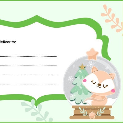 Winter Clipart, Winter Graphic, COMMERCIAL USE, Fox Clipart, Fox ...