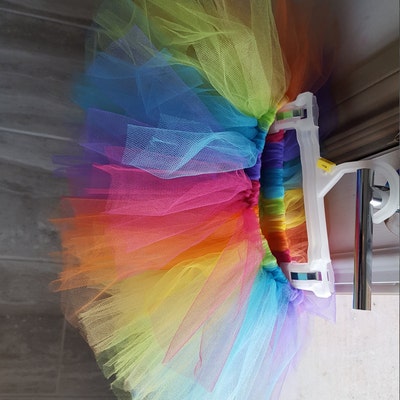 Bright Rainbow Tutu, Kids Tutu, 1st Birthday Tutu, First Birthday Tutu ...