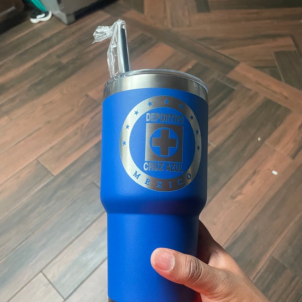 Cruz Azul Laser Engraved 30 Oz Tumbler: Soccer Fan Gift - Etsy