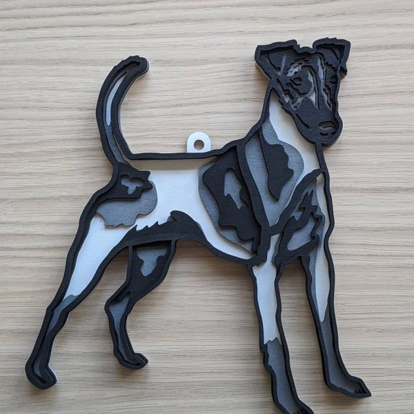 Smooth Fox Terrier Dog Svg Vector Graphic Art Fox Terrier Vector Sketch ...