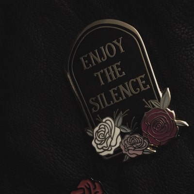 Enjoy the Silence Enamel Pin Depeche Enamel Pin Grave Enamel Pin Hard ...