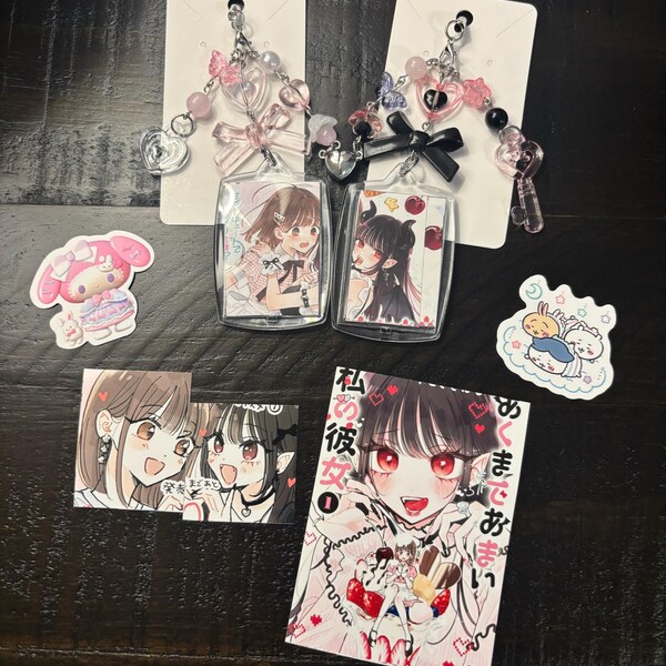 Toro and Kuro Phone Charm Straps Keychain Doko Demo Issyo Handmade - Etsy