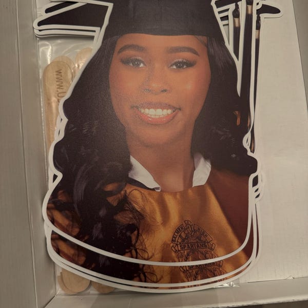 Custom Heads on a Garland Face on Banner Custom Birthday Wall Hang ...