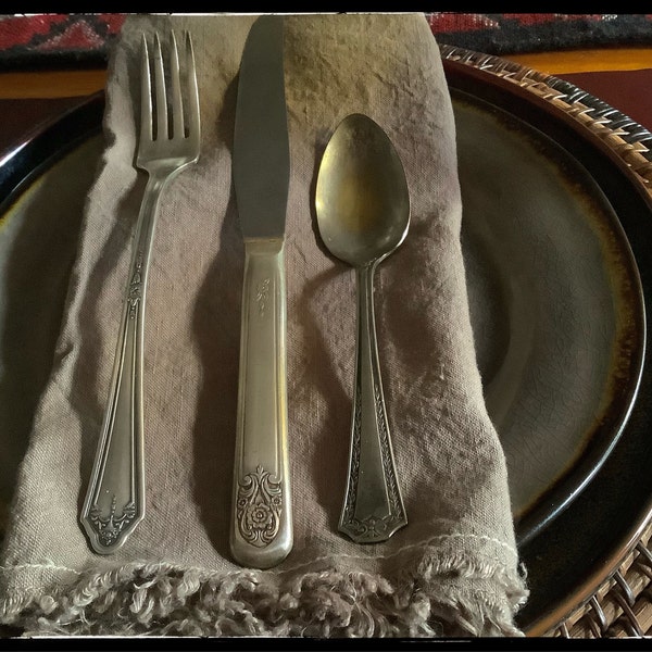 Mismatched Silverware, Vintage Mix Match Silverplate, Bulk Silverware ...