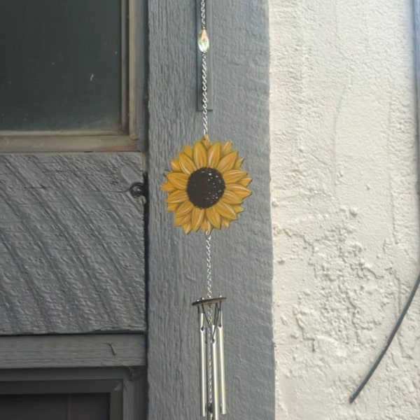 Robin Wind Chime, Original Art , Laser Cut Hand Painted Wooden Robin ...