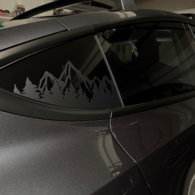 Fits 2018-2023 Subaru Crosstrek Rear Side Windows Topographic Map Decal ...