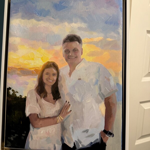 Custom Abstract Oil Painting Art, Personalized Wall Decor, Contemporary ...