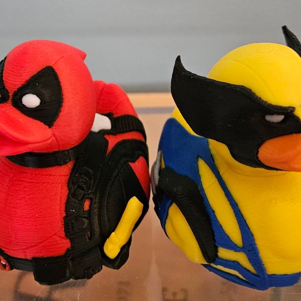 DEADPOOL and WOLVERINE Premium Ducks | Available in 4 Sizes | Deadpool ...