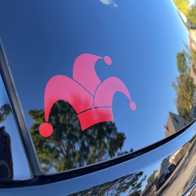 Jester Hat Vinyl Decal Sticker Jester's Cap Fool V1 - Etsy
