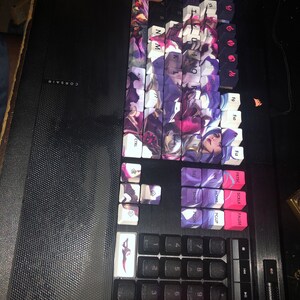 Viego the Ruined King LOL Series Keycap Set, 112 Keys PBT for Mechanical Keyboard OEM Profile ...